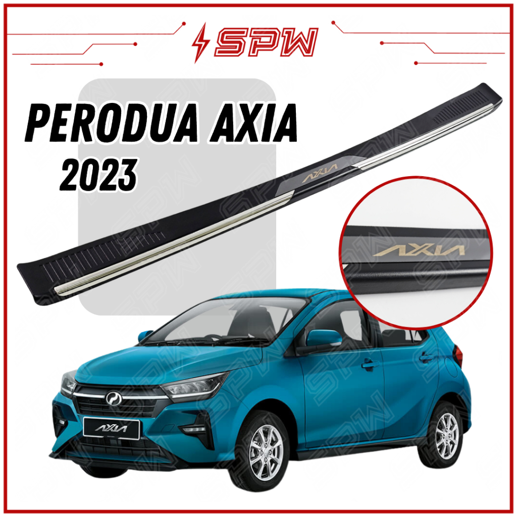 Perodua Axia 2023 Rear Bumper Trunk Lip Guard Rear Bonnet Guard ...