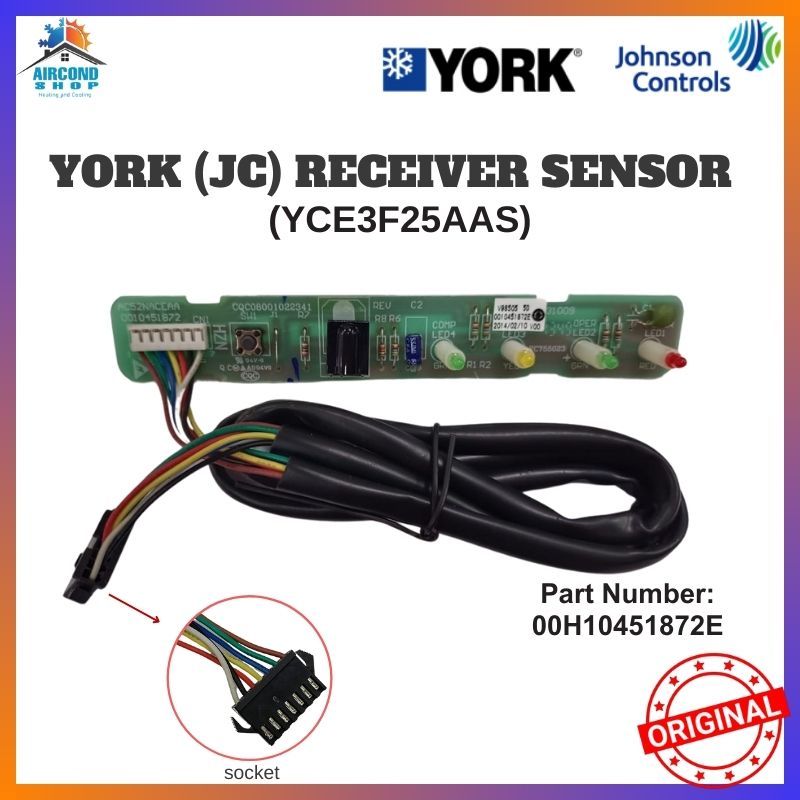YORK JOHNSON RECEIVER SENSOR ORIGINAL 100% (YCE3F25AAS)AIR-CONDITIONER ...