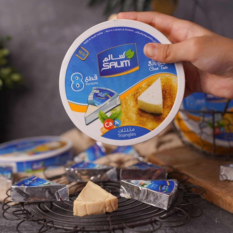 Salim Cheese Triangle Keju Halal Saudi Arabia 8 Triangles 120g | Shopee ...