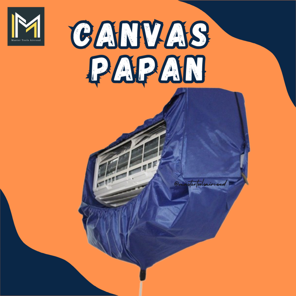 MTA Wooden Canvas Aircond Cleaning Bag Air Cond Plastic DIY Air ...
