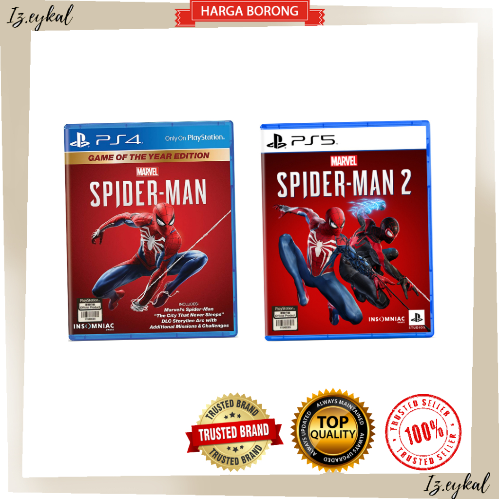 [PHYSICAL DISC] CHEAPEST 🎉 PS4 PS5 Marvel Spider man / spiderman 2 ...