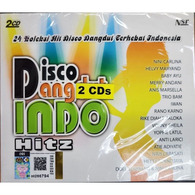 Disco Dangdut Indo Hitz - 24 Koleksi Hit Disco Dangdut Terhebat Indonesia (2CDs) | Shopee Malaysia