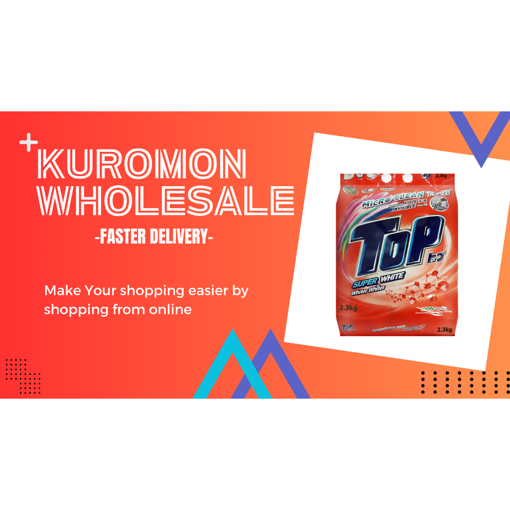 Top Detergent Powder Super White 2.3kg | Shopee Malaysia
