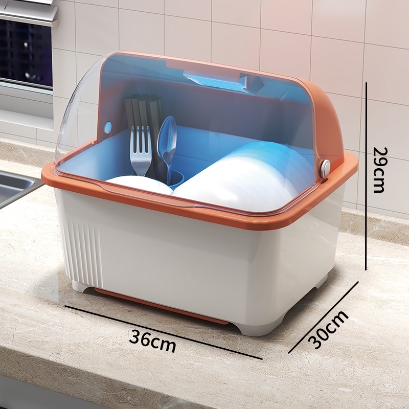 Ultraviolet Disinfection Dish Rack Drainer With Cover Dish Rack Drainer ...