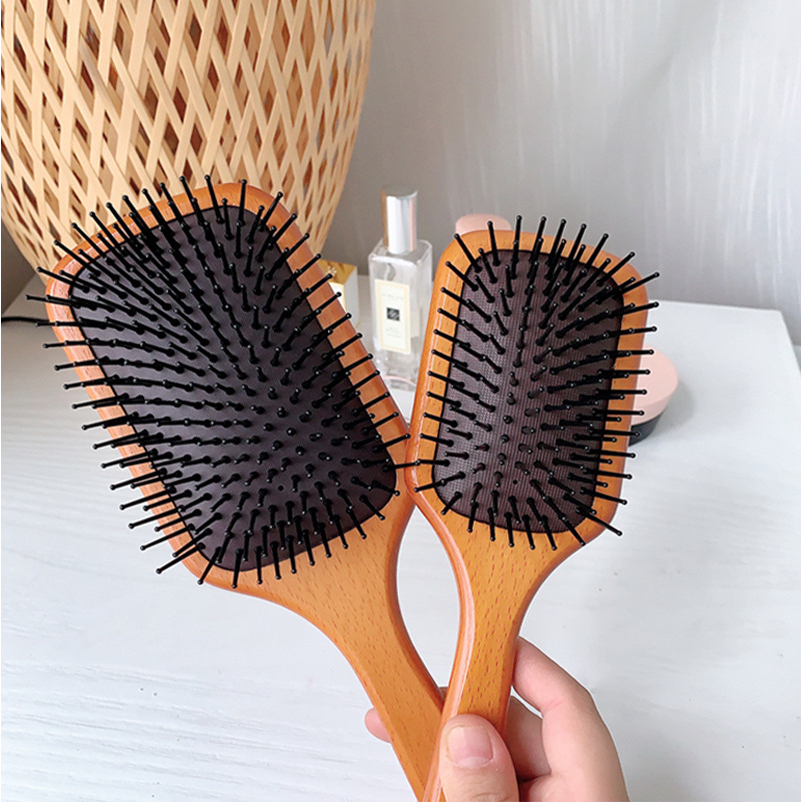 Aveda Wooden Comb Professional Healthy Paddle Cushion Hair Loss Massage ...