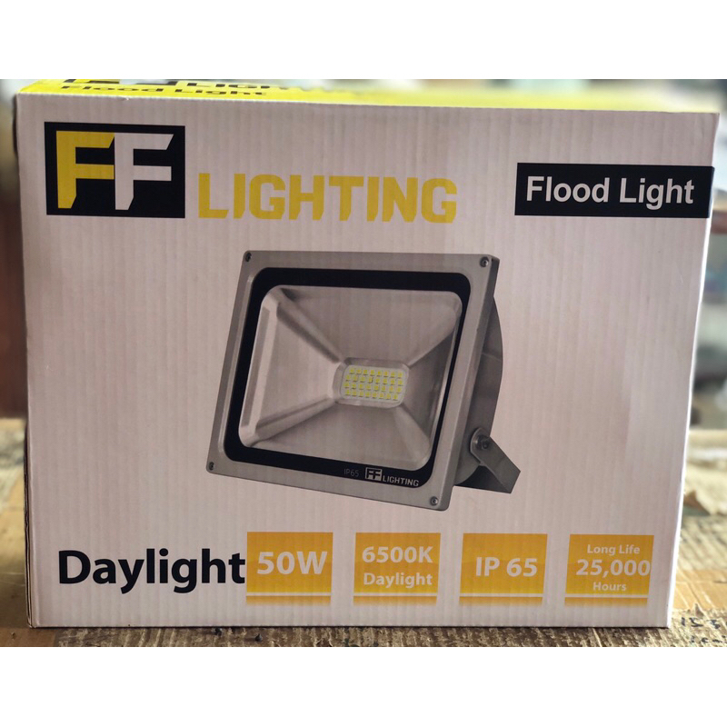 50W LED Flood Light/Spotlight 【FF LIGHTING】【Free 13A Plug Top】 | Shopee ...