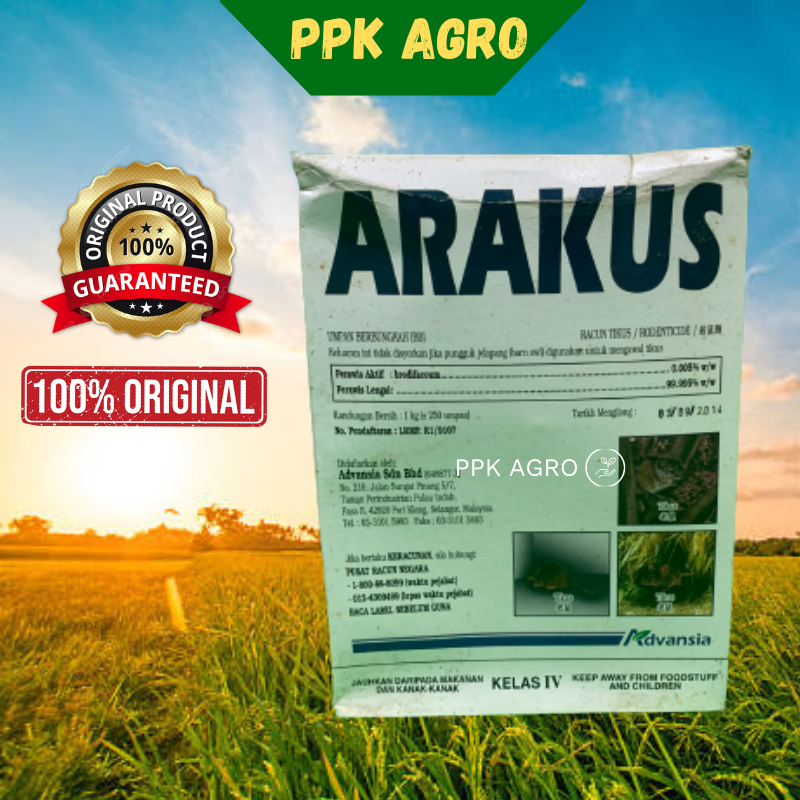 1KG ARAKUS ADVANSIA RACUN TIKUS sama Matikus / Talon / Ebor / Racumin ...