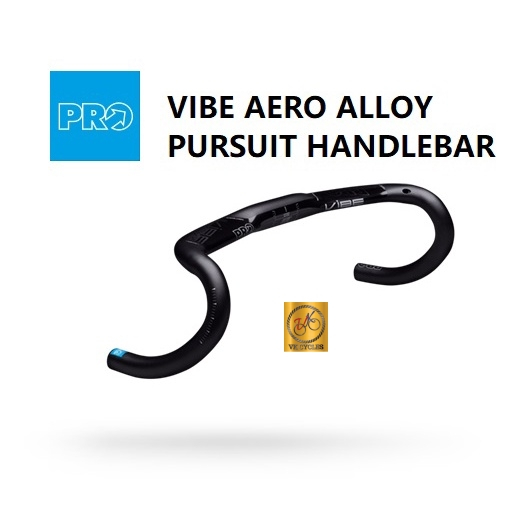 PRO VIBE AERO ALLOY PURSUIT DROP BAR HANDLEBAR 36/38/40CM 10 DEGREES ...