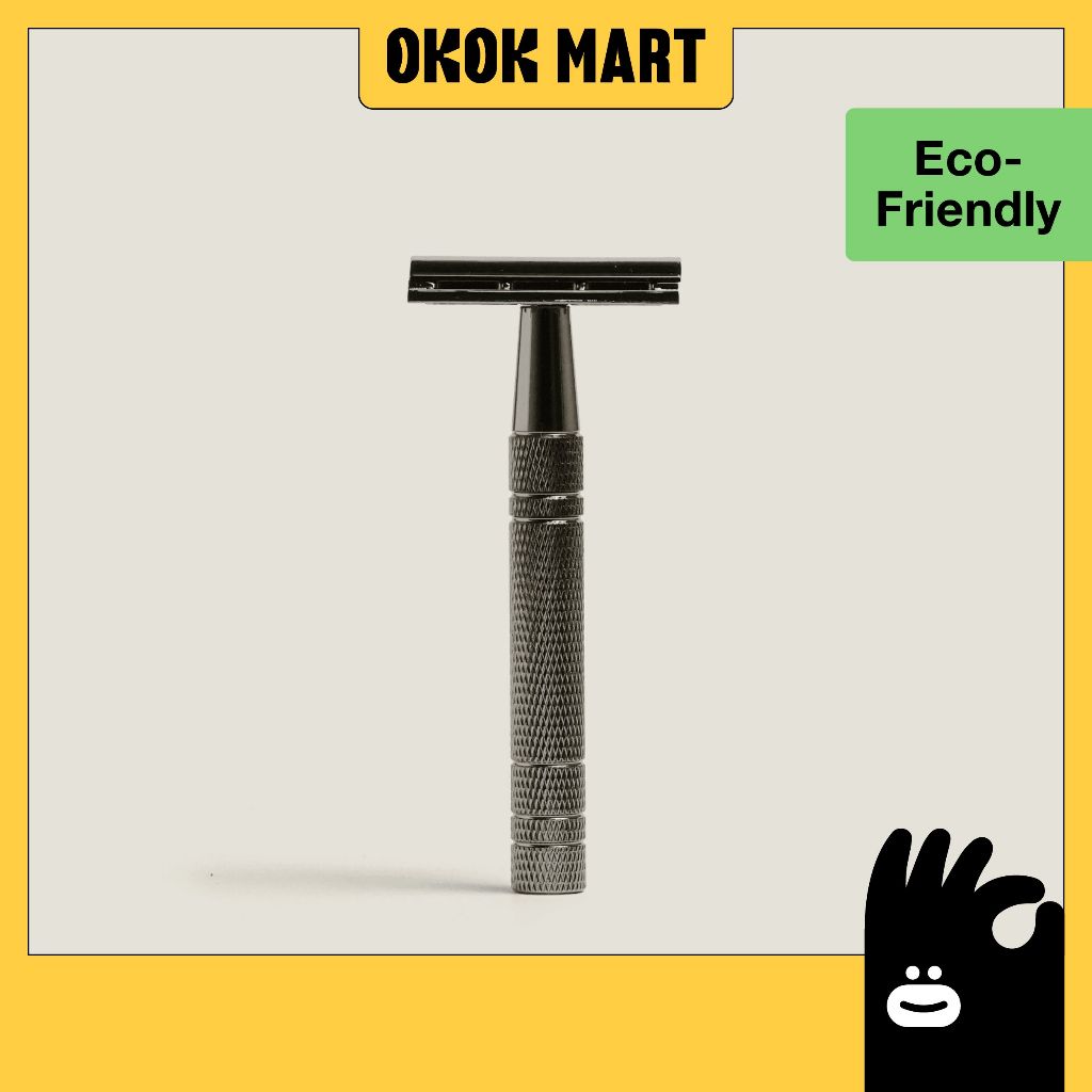 Razor | Double Edge Safety Razor + 5 Blades | Shopee Malaysia