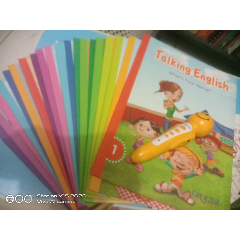 PRELOVED Talking English Book Kids Buku English Kanak kanak vocabulary ...