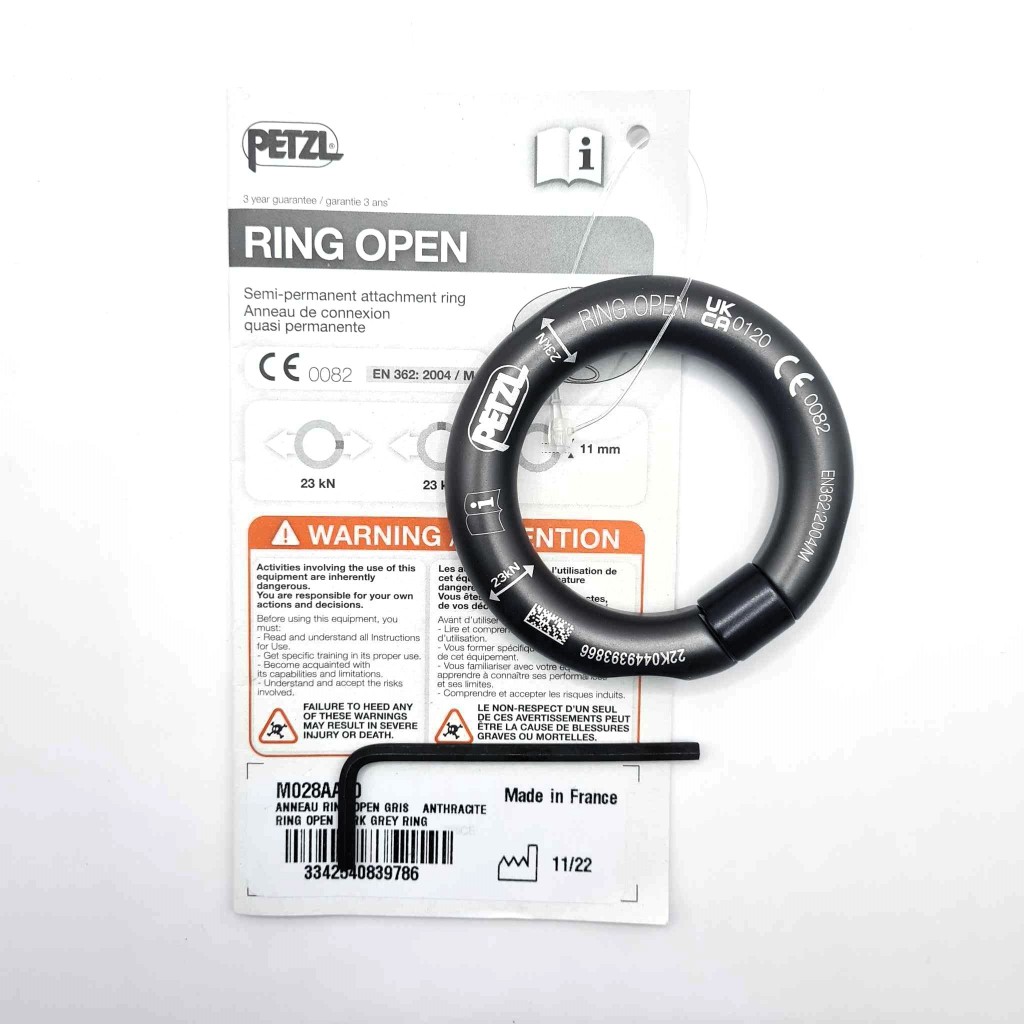 Petzl Ring Open - Multi-directional Gated Ring (Ready Stock!!) | Shopee ...