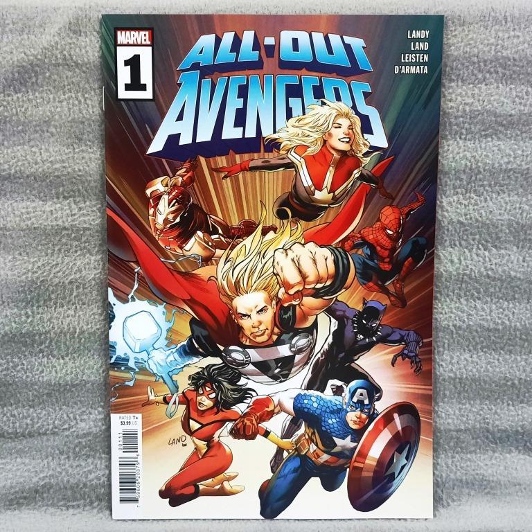 All-Out Avengers #1 (Marvel Comics) FIRST Issue (Key Issue) 1st App (Derek Landy. Greg Land ...
