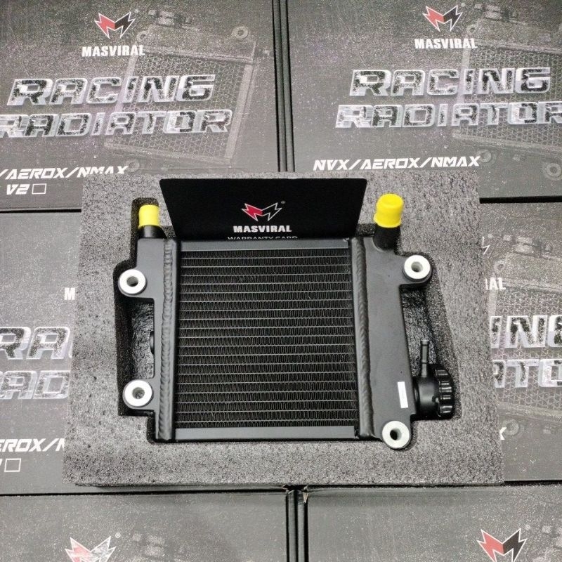 MASVIRAL RACING RADIATOR NVX155 V1 V2 NMAX COOLANT RADIATOR | Shopee ...