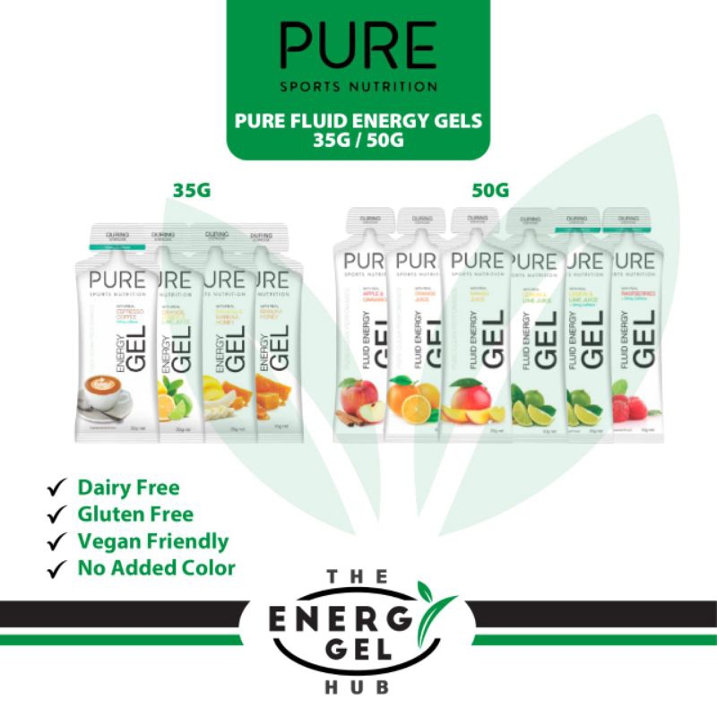 Pure Sport Nutrition Energy Gel Power Gel | Shopee Malaysia