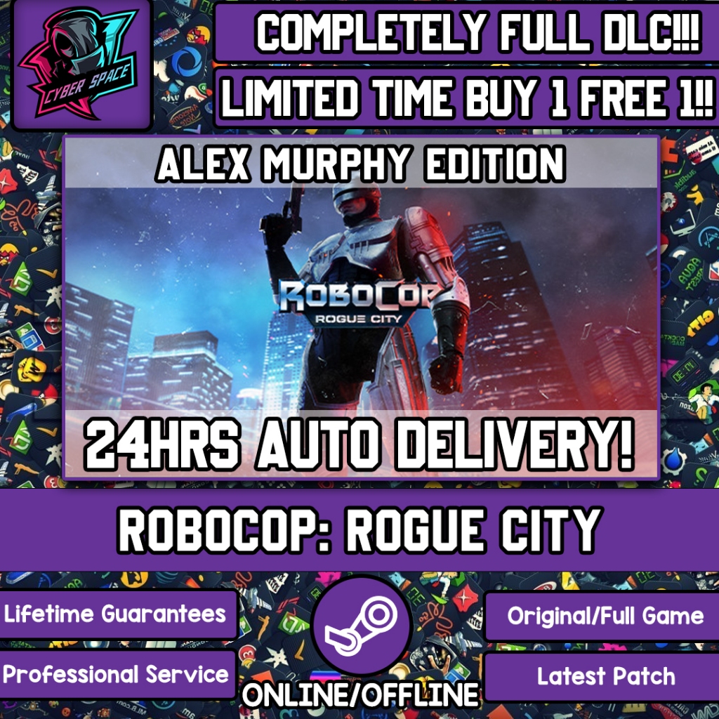 RoboCop: Rogue City [Auto Delivery] [Steam Online & Offline] [Full DLC ...