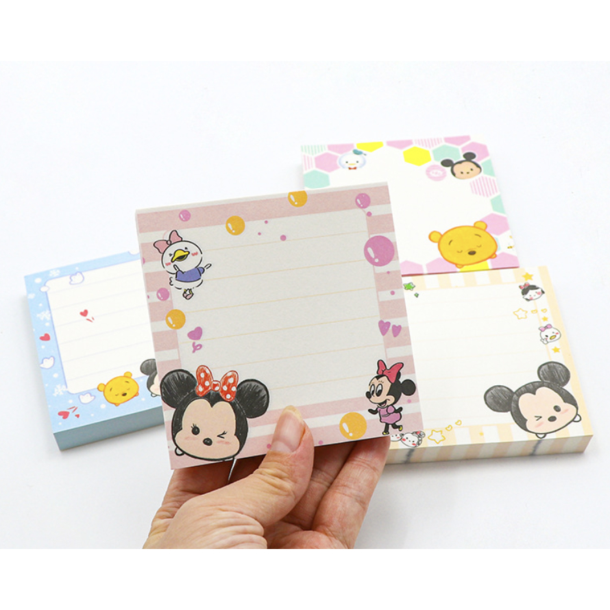 Cute Cartoon Disney Mickey Mouse Tsum Tsum Sticky Notes Memo Notepads ...