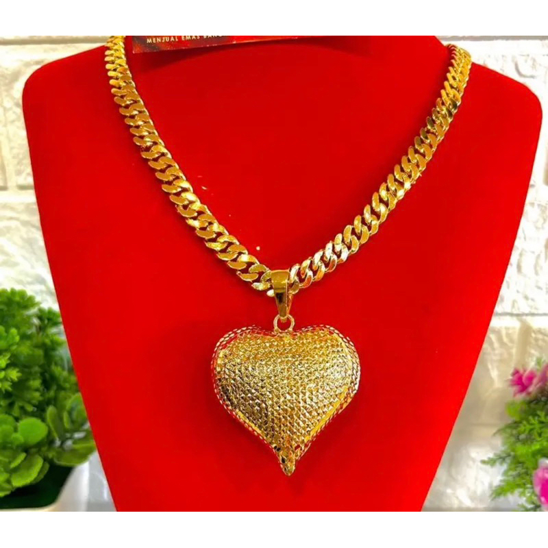 Rantai Leher Emas Bangkok Cop 916 | Shopee Malaysia