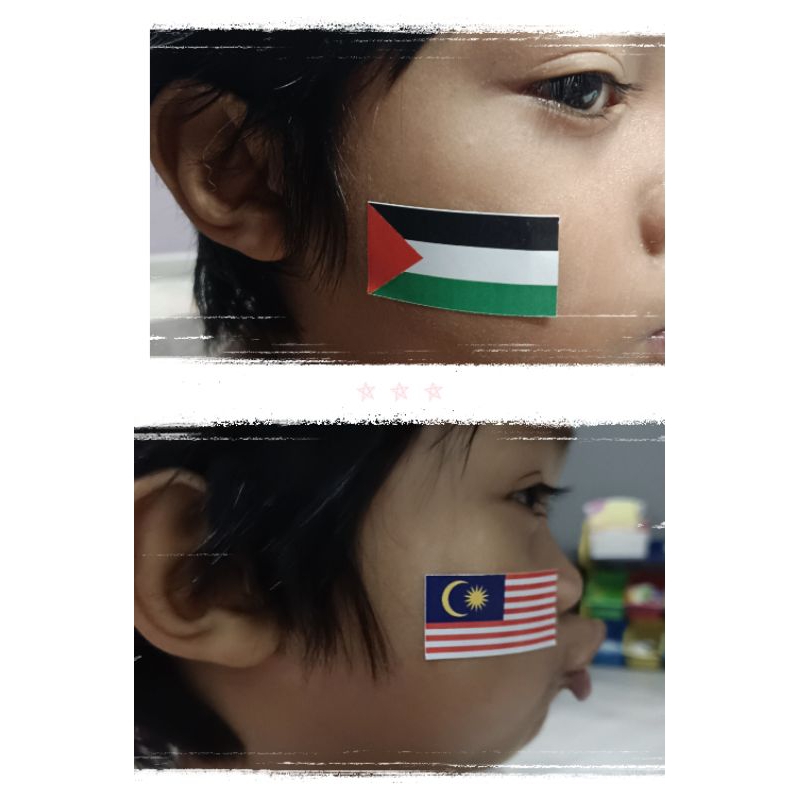 Stiker Pipi Muka Palestin Malaysia Boleh Cabut Tampal Berulangkali ...