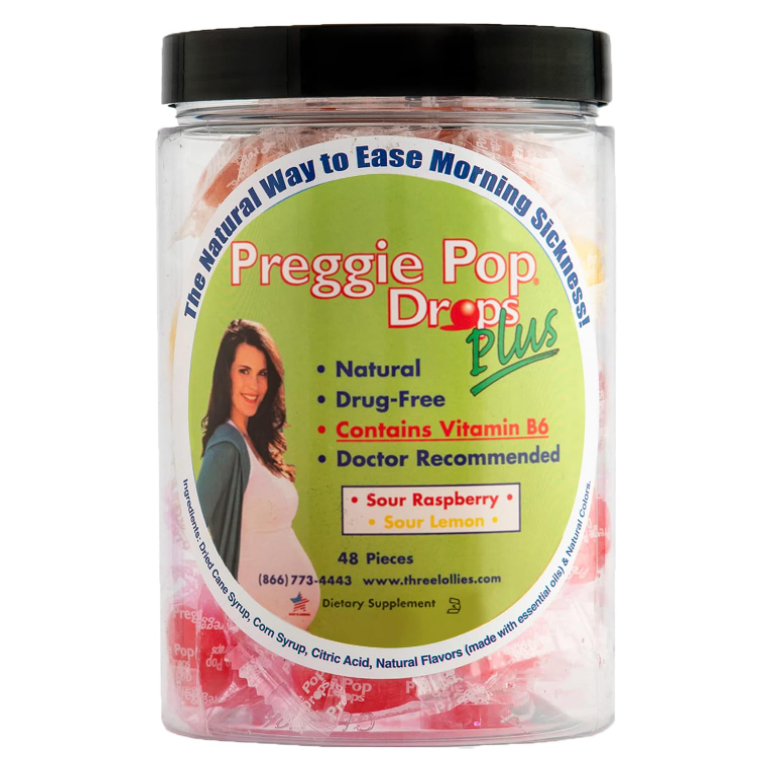 Preggie Pop Drops Plus Fortified with Vitamin B6 - Morning Sickness ...