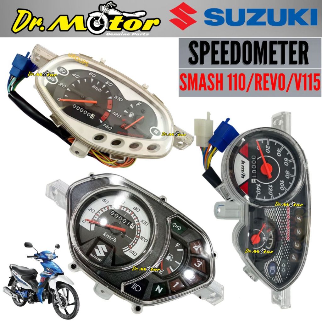 SUZUKI SMASH REVO SMASHREVO 110 V115 SMASH110 SPEEDOMETER ASSY ODOMETER ...
