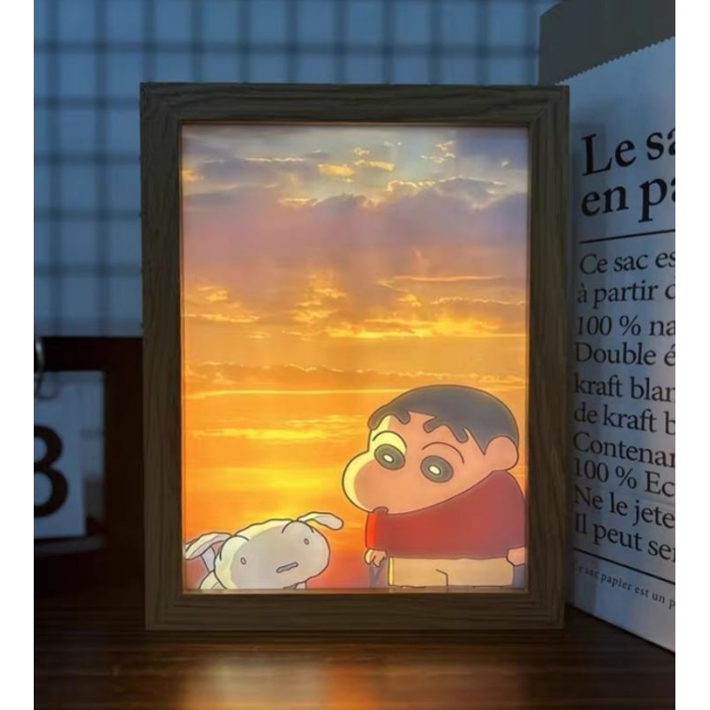 Crayon Shin Chan Photo Light Frame | Shopee Malaysia