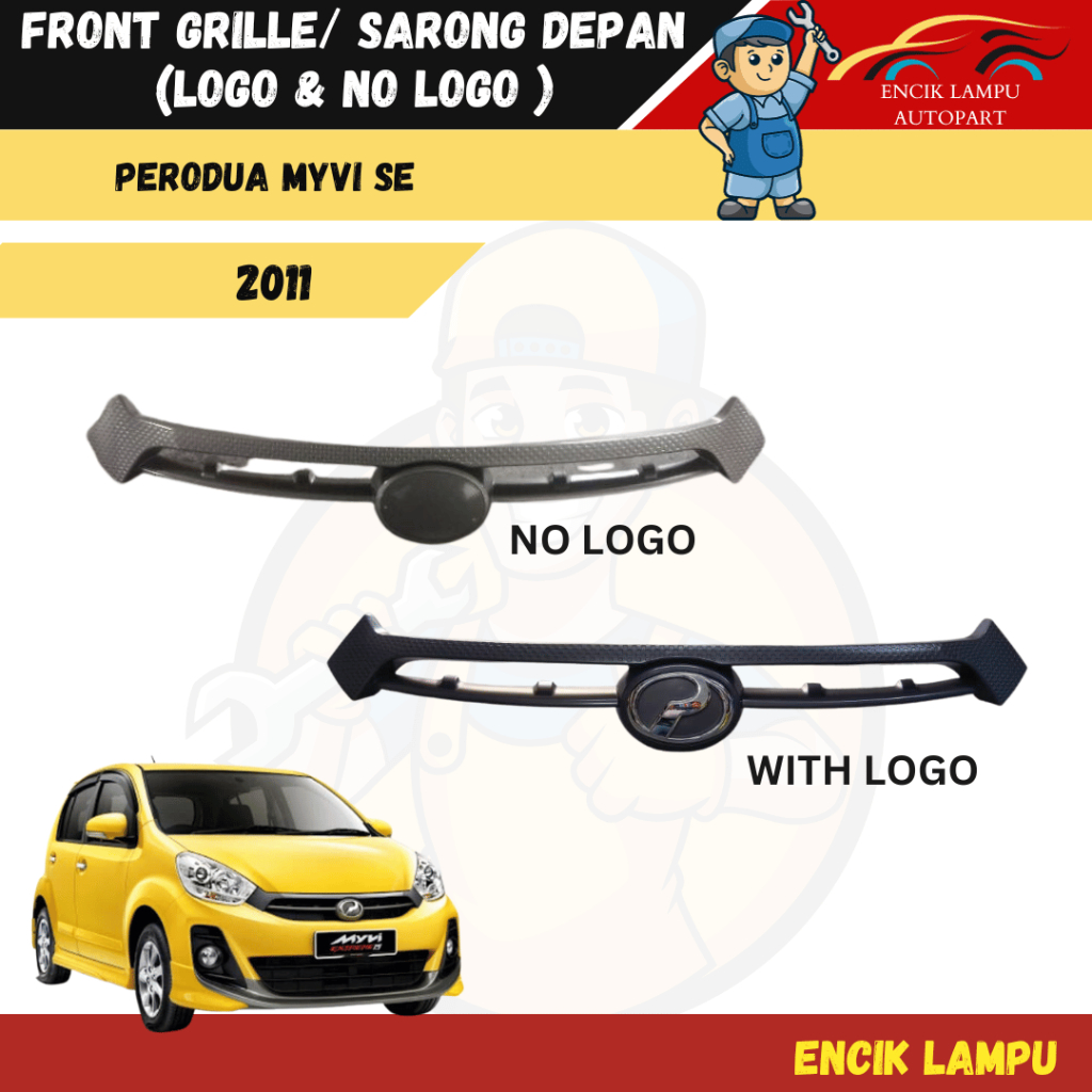 Perodua Myvi Lagi Best 2011 Se Grille Depan Sarong Grill (WITH LOGO/ NO ...