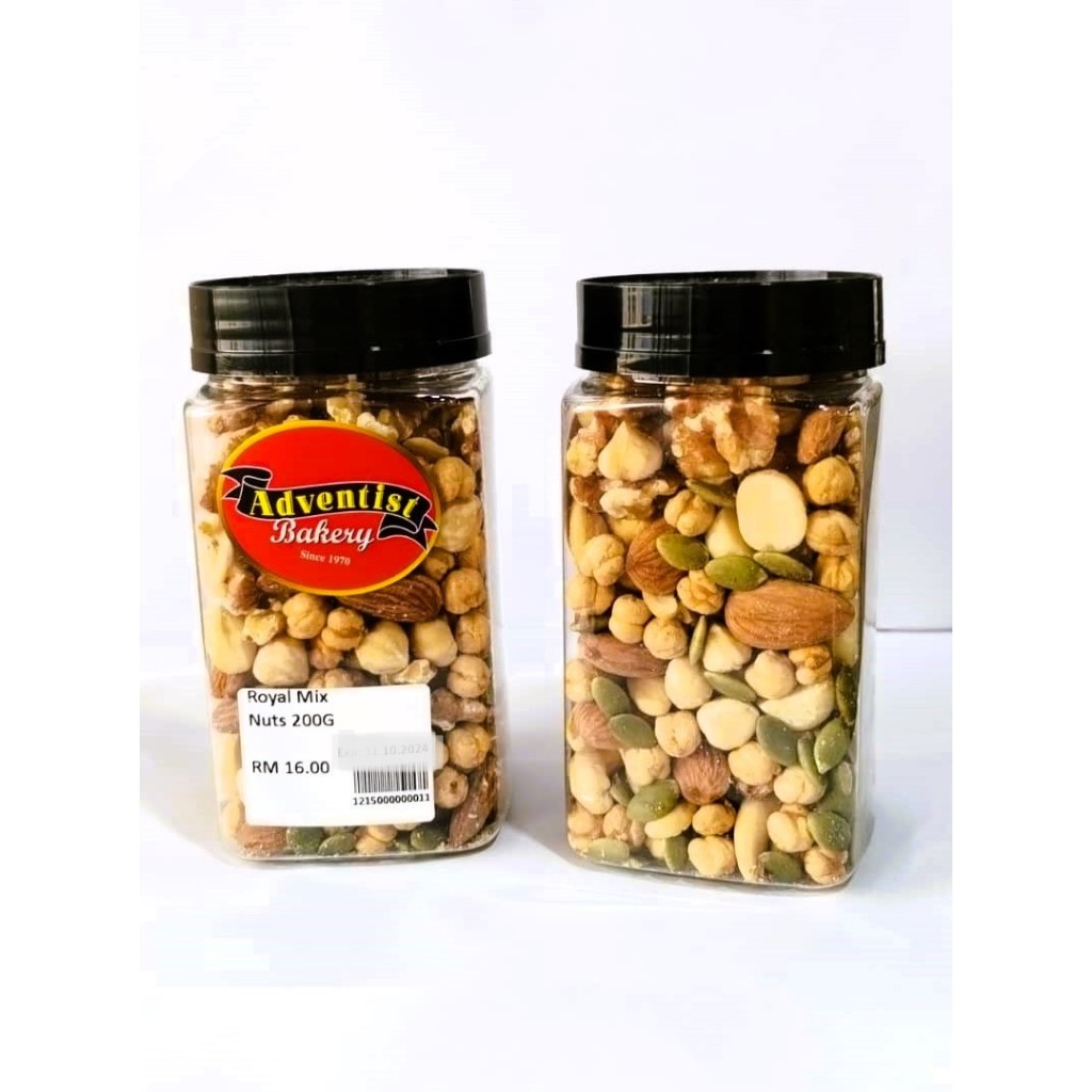 Adventist Bakery Royal Mixed Nuts 200g | Shopee Malaysia