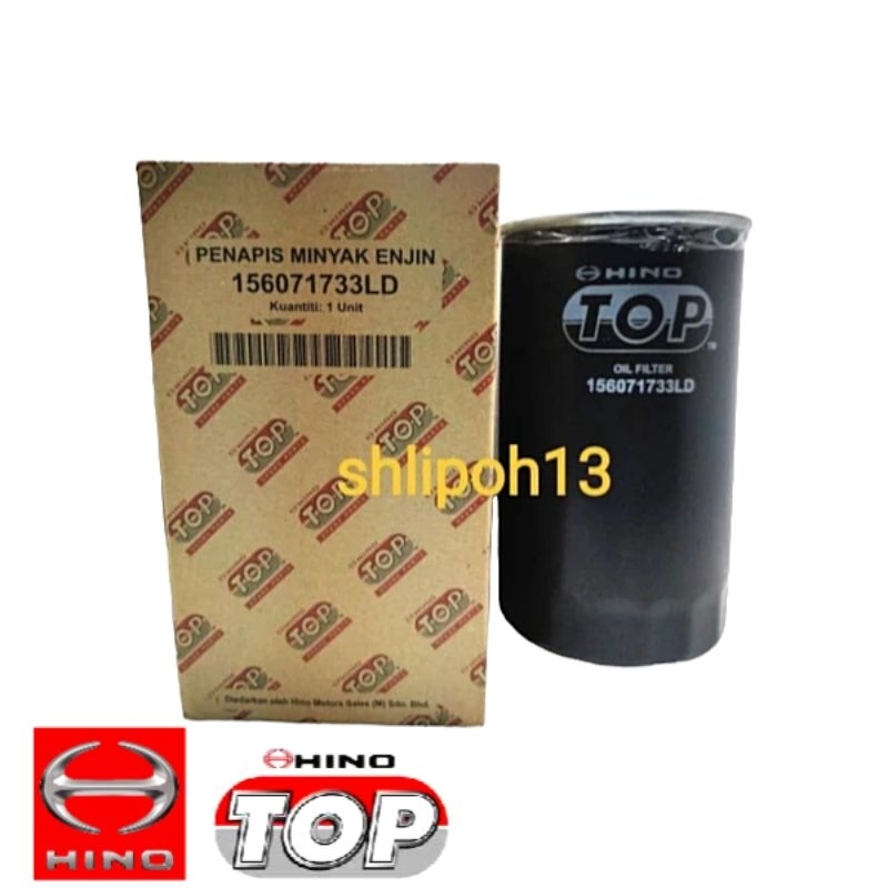 Hino J08C/H07D/RK1J/GH1J/FL1J/FG1J/GH3H Oil Filter 15607-1733/T-2199 ...