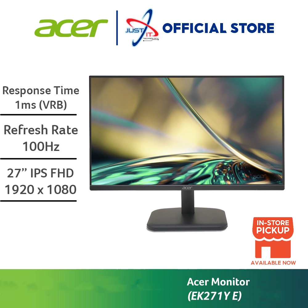 ACER EK251Q G (24.5") / EK271 (27") MONITOR ( IPS FHD / 1MS (VRB ...