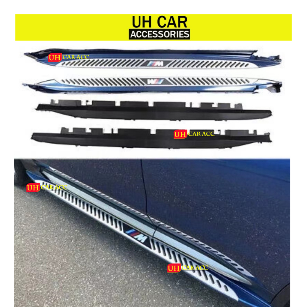 BMW G01 G02 X3 X4 OEM M SPORT Running aluminium board foot door side ...