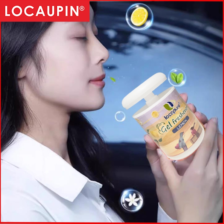 Locaupin Gel air Fresheners Fragrance Scented Gel Can For Car Toilet Office Bathroom Refresh ...