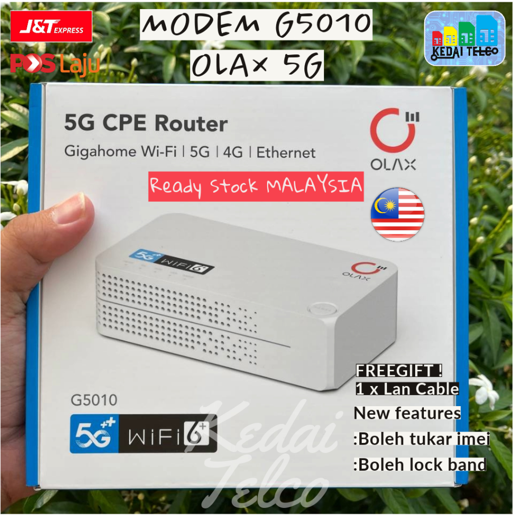 OLAX 5G & 4G Modem G5010 Qualcomm X55 4000mAH Battery Modified Modem ...