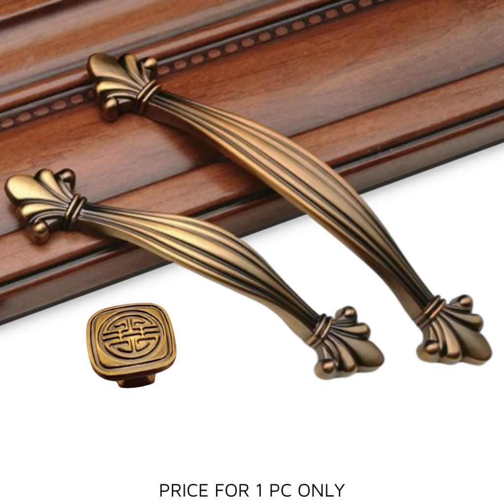Pemegang Pintu Jenis Klasik Flower Tombol Pintu Laci Kabinet Classic ...