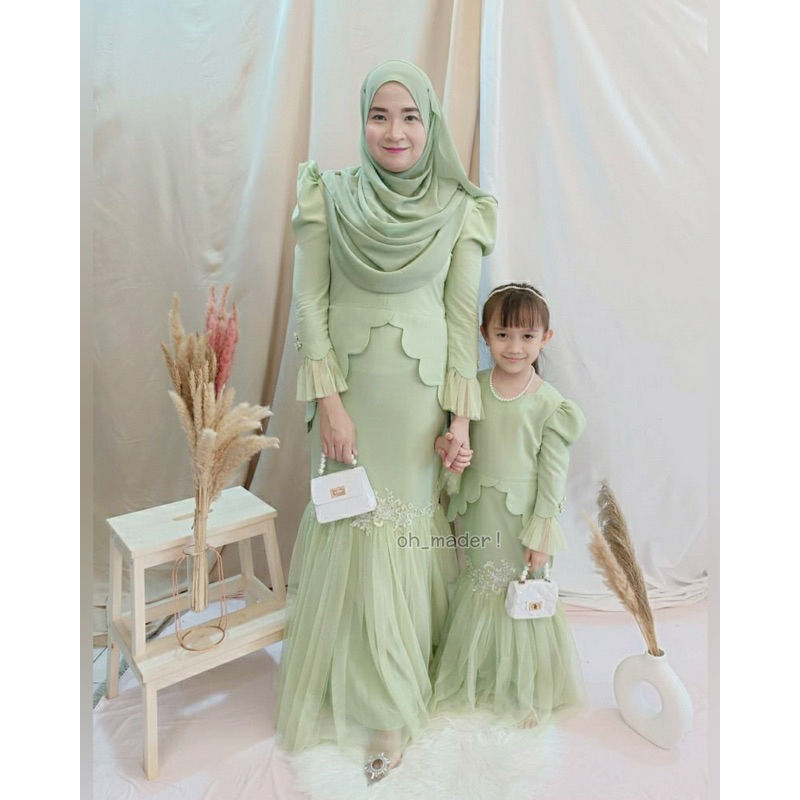 Open for PRE ORDER Dress Raya 2024 sedondon ibu anak | Shopee Malaysia