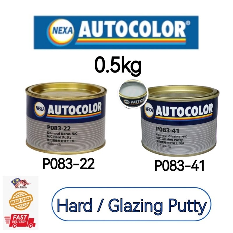 **Ready Stock** NEXA AUTOCOLOR Simen Kereta N/C Hard Putty P083-22 / Glazing Putty P083-41 Kasar ...