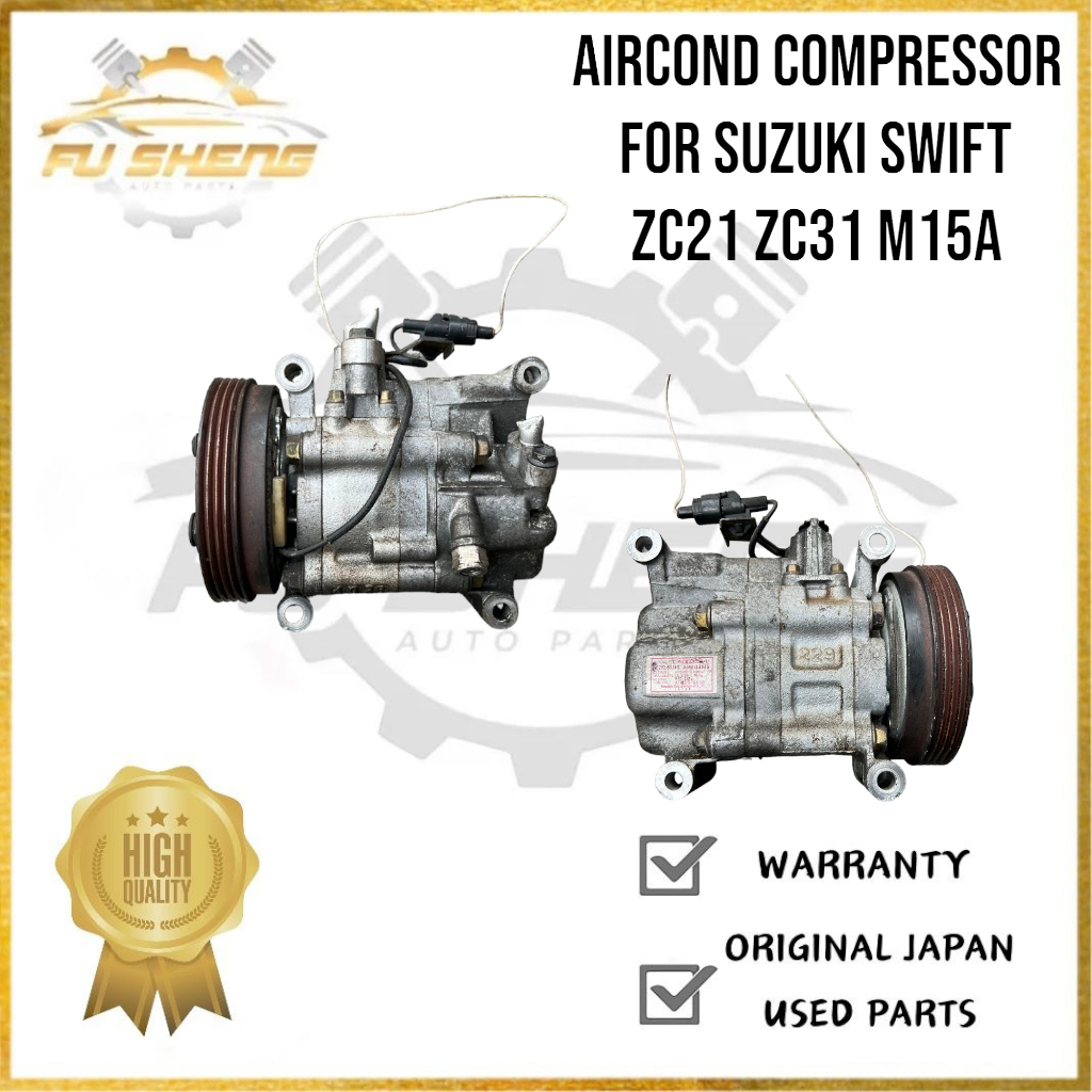 Aircond Compressor For Suzuki Swift ZC21 ZC31 M15A | Shopee Malaysia