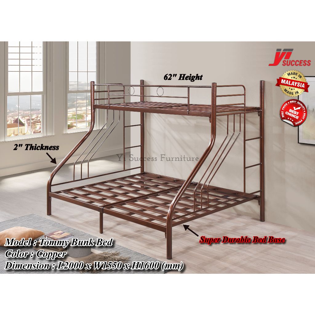 Yi Success Melody Metal Bunk Bed / Metal Double Decker Bed Frame ...