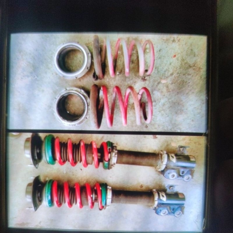 D2 adjustable suspension myvi g1 & g2 used | Shopee Malaysia