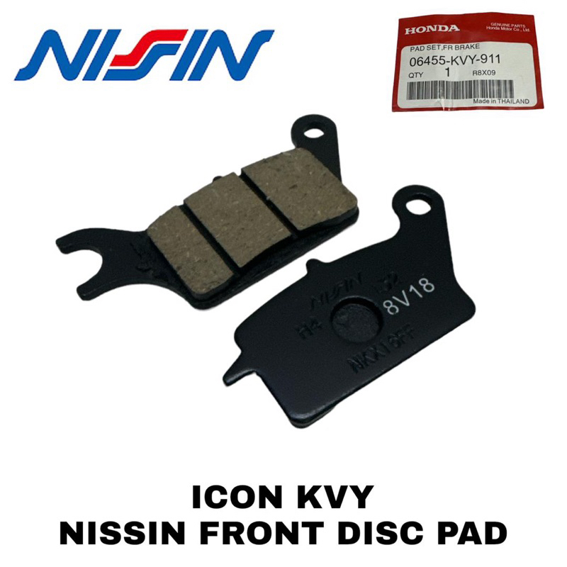 Y125Z/NOUVO/ICON/BEAT FRONT REAR DISC PAD NISSIN | Shopee Malaysia