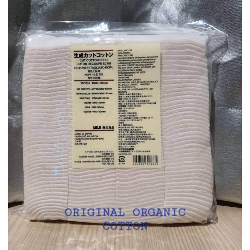 100% ORIGINAL 180PCS MUJI ORGANIC COTTON (READY STOCK) | Shopee Malaysia