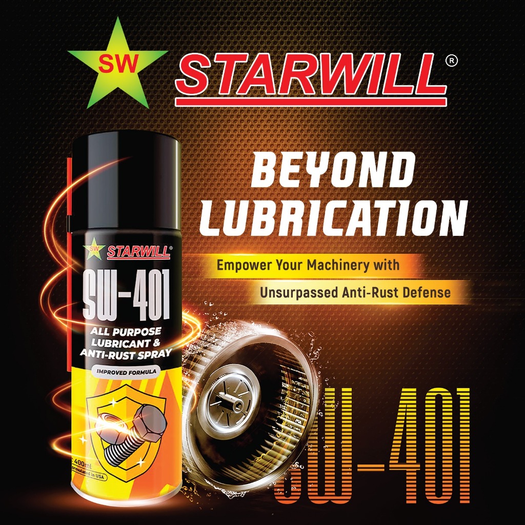Starwill All Purpose Lubricant & Anti-Rush Spray | Shopee Malaysia
