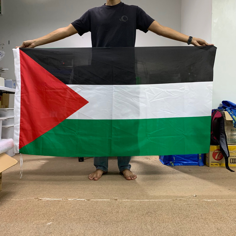Bendera Palestin Flag International 2.5x5ft | Shopee Malaysia