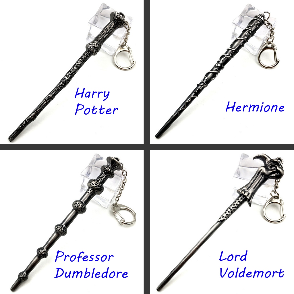Harry Potter Characters Wands Keychain Collection Harry Hermoine ...