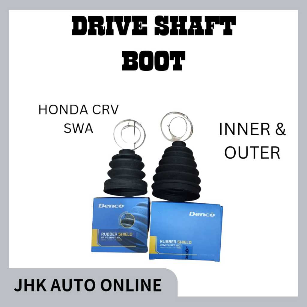 HONDA CRV SWA DRIVE SHAFT BOOT INNER & OUTER DENCO BRAND | Shopee Malaysia
