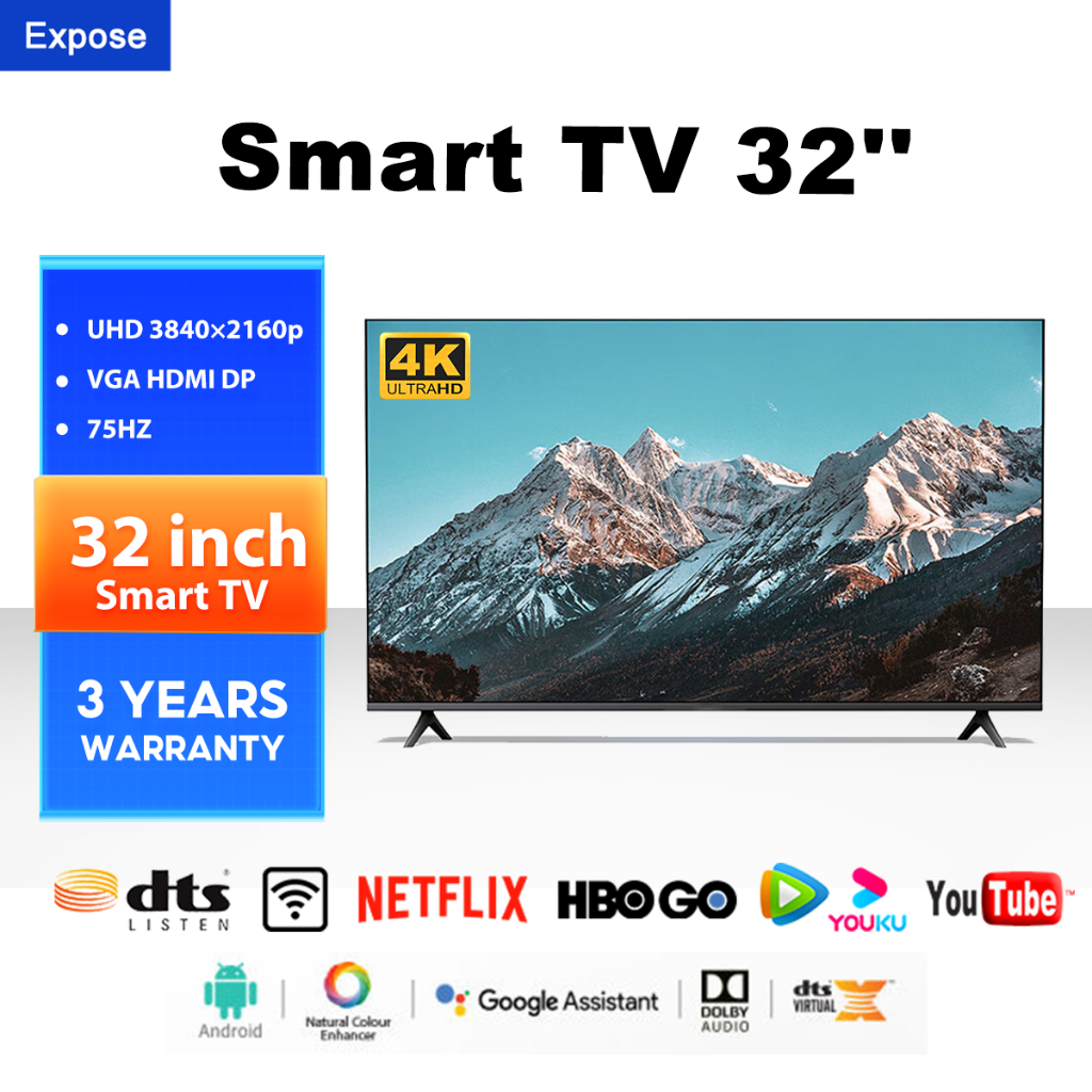 EXPOSE Android TV 32 inch Smart TV 43 inch LED Television 32/43/50 inch ...
