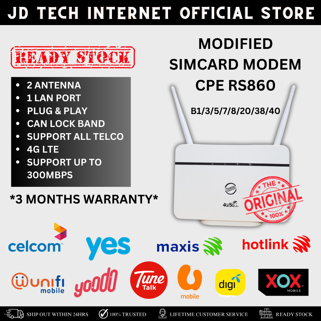 Wifi Modified Modem CPE RS860 Router Network Modified Unlimited 4G LTE ... Wifi Modified Modem CPE RS860 Router Network Modified Unlimited 4G LTE ...