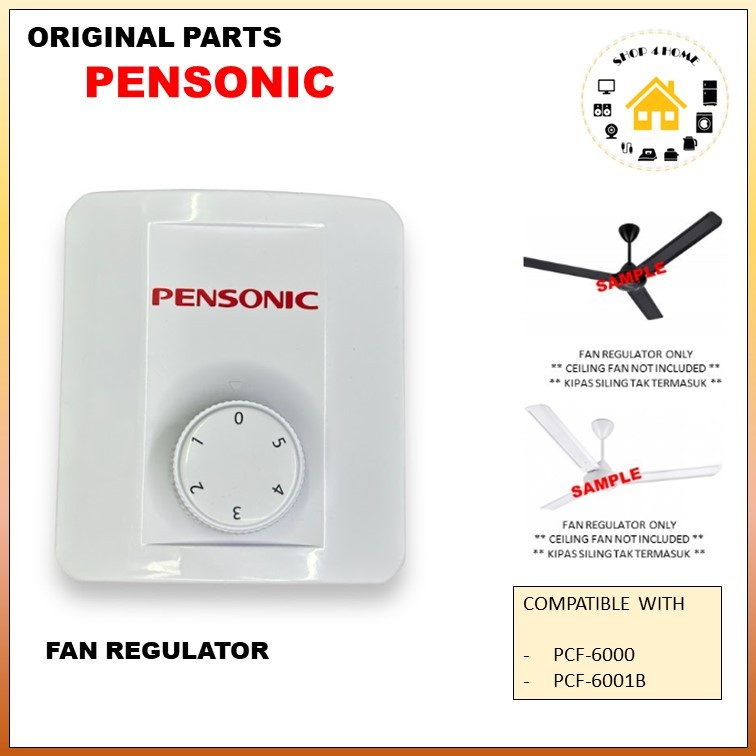 ** ORIGINAL ** PENSONIC CEILING FAN REGULATOR PCF-6001B PCF-6000 ...