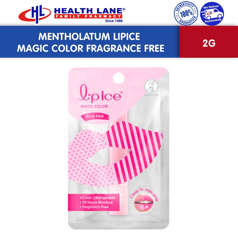Mentholatum Lipice Magic Color Fragrance Free (2g) | Shopee Malaysia