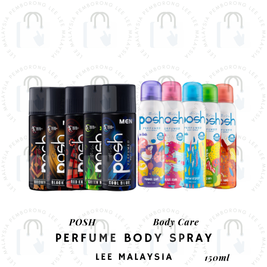 ORIGINAL POSH MEN Deodorant Body Spray 150ml | Shopee Malaysia