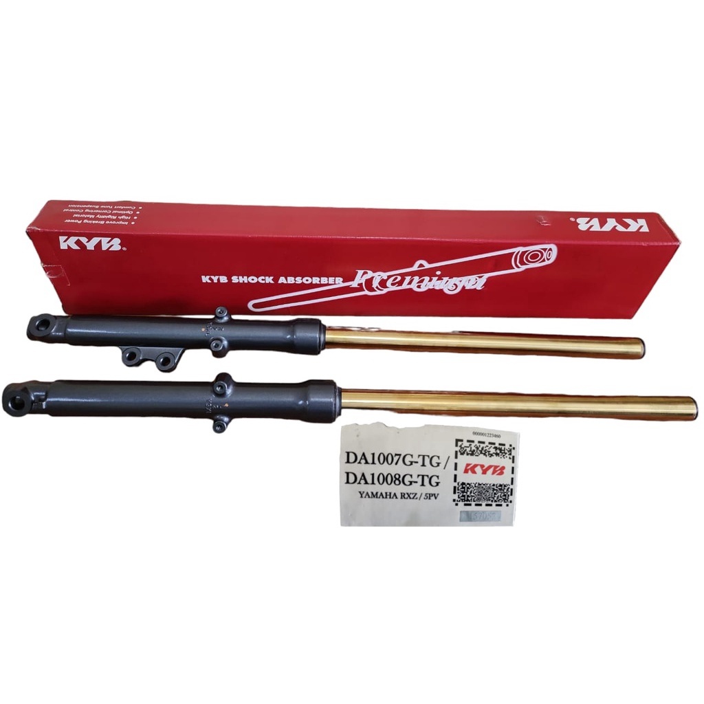 New 100% KYB Kayaba Yamaha BULAT RXZ-135 / RXZ135/RXZ 135 Titanum Gold ...